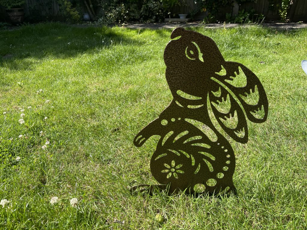 Rabbit Metal Art at John Rencher blog